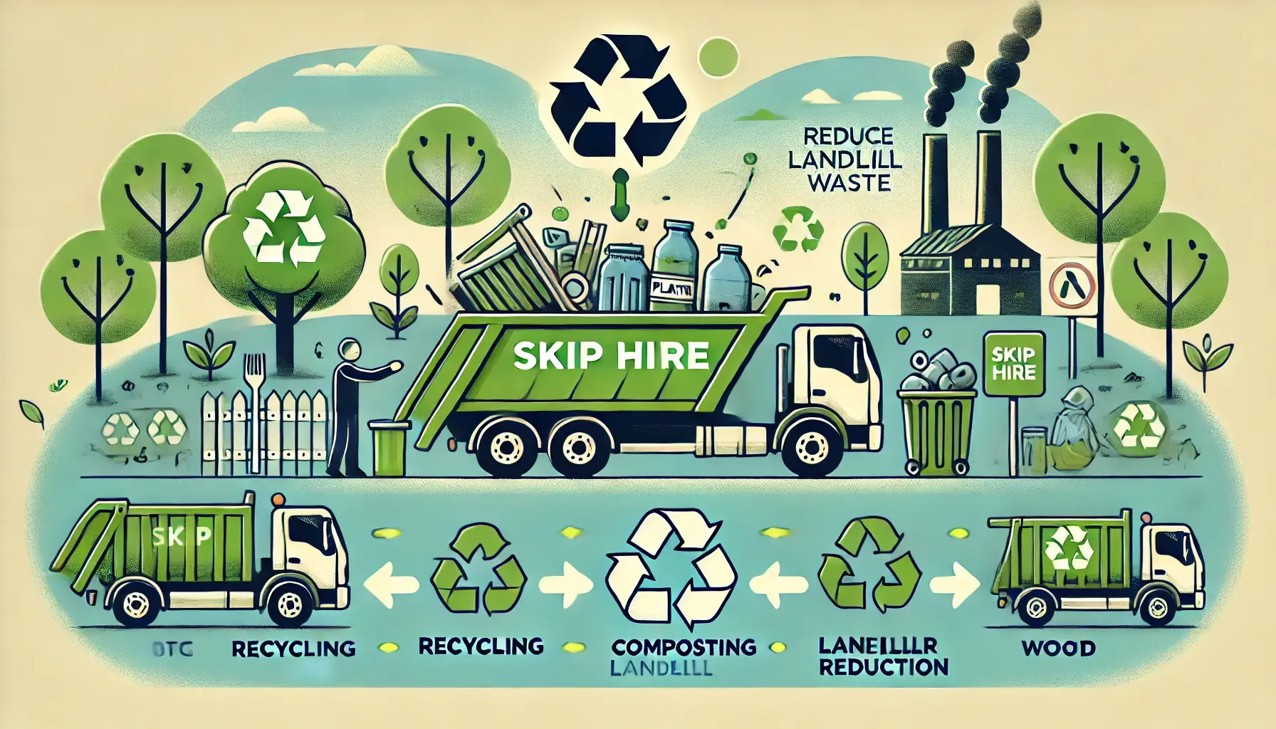 How skip hire helps reduce landfill waste - GSH Skips